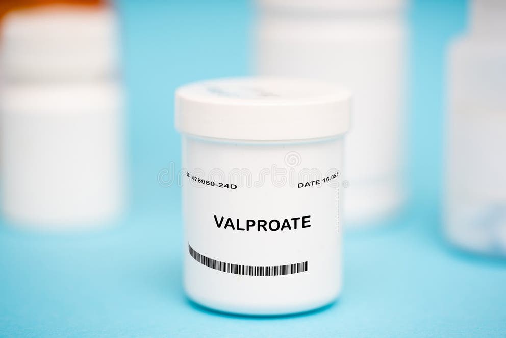 Valproate Medication in Plastic Vial Stock Photo - Image of include ...
