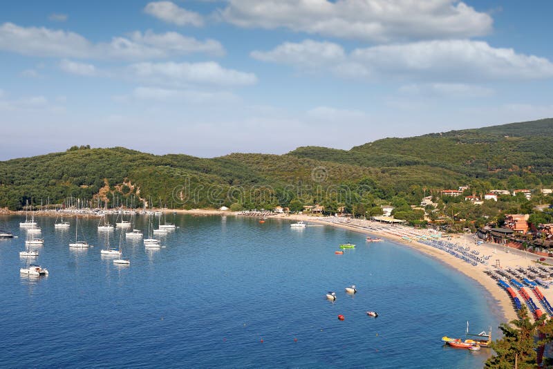 Valtos Beach Parga Greece Landscape Summer Stock Photo - Image of ...