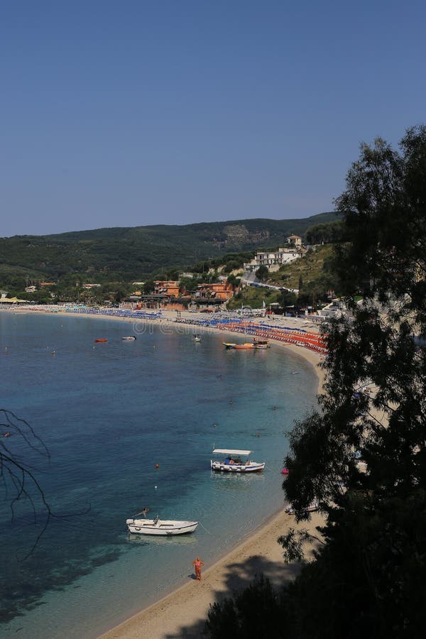 Valtos-Strand in Parga stockbild. Bild von schauer, überraschen - 94985981