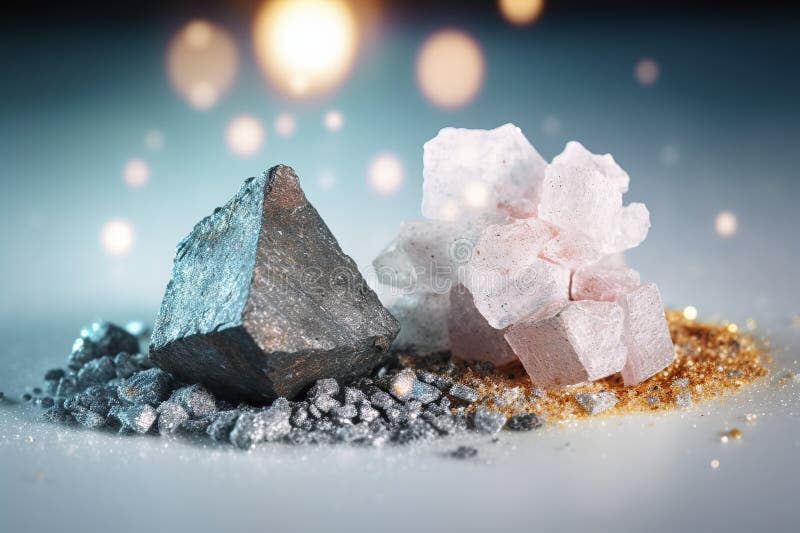 Valuable Heap of Lithium and Sodium Ore, Essential Elements for Various ...