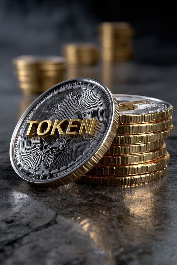 Valuable Token: Individual Asset, Digital Symbol, Encrypted Code ...