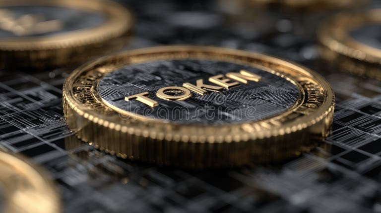 Valuable Token: Individual Asset, Digital Symbol, Encrypted Code ...