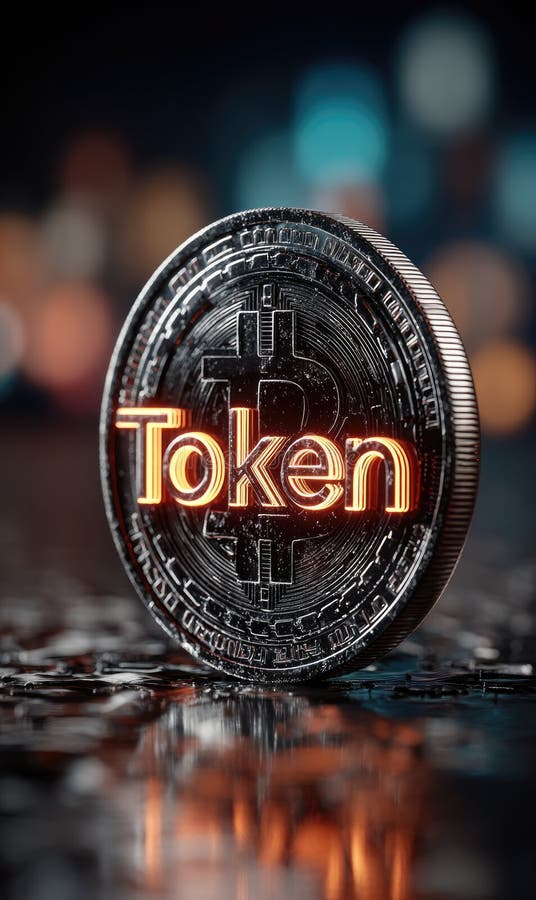 Valuable Token: Individual Asset, Digital Symbol, Encrypted Code ...