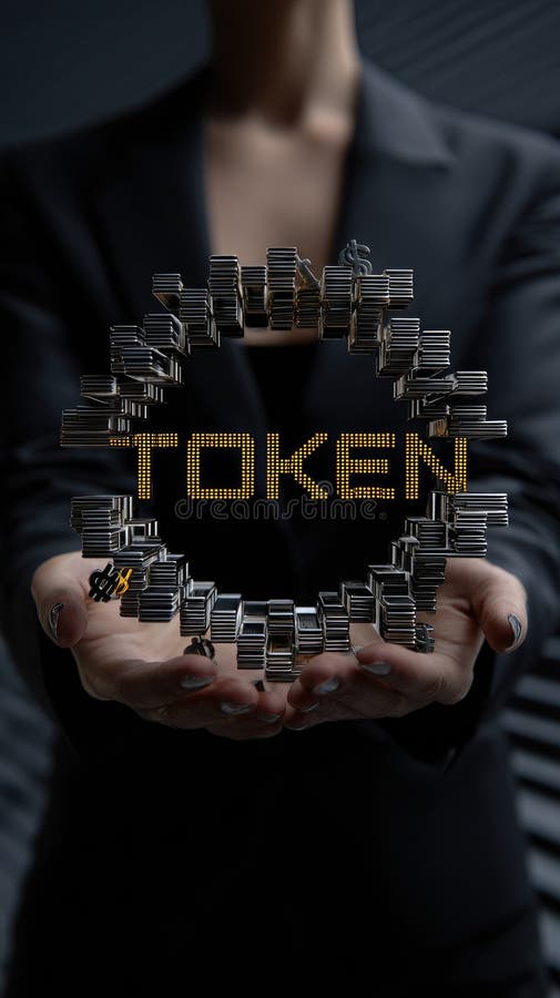 Valuable Token: Individual Asset, Digital Symbol, Encrypted Code ...