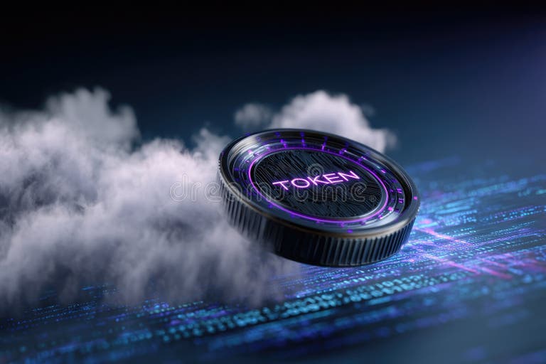 Valuable Token: Individual Asset, Digital Symbol, Encrypted Code ...