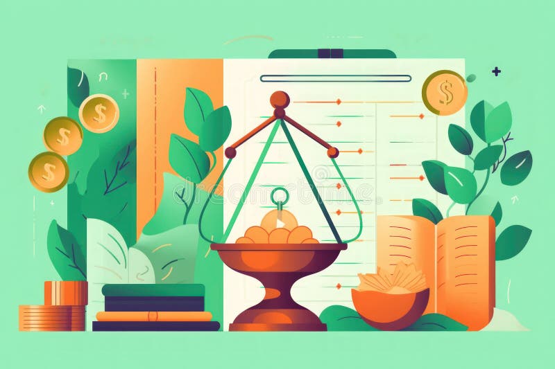 Valuation and Accounting - Generative AI Stock Illustration ...