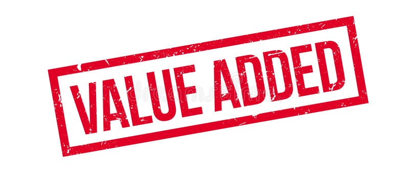 Value added rubber stamp stock illustration. Illustration of business ...