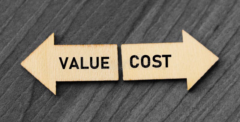 Value and cost. stock image. Image of setback, directions - 196029157