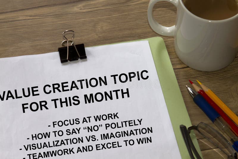 Value creation stock photo. Image of objective, diagram - 16397736 Value creation stock photo. Image of objective, diagram - 16397736