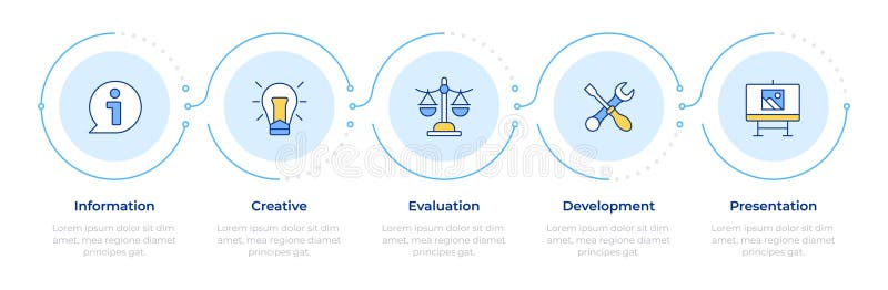 Value Engineering Steps Infographic 5 Steps Stock Illustration ...