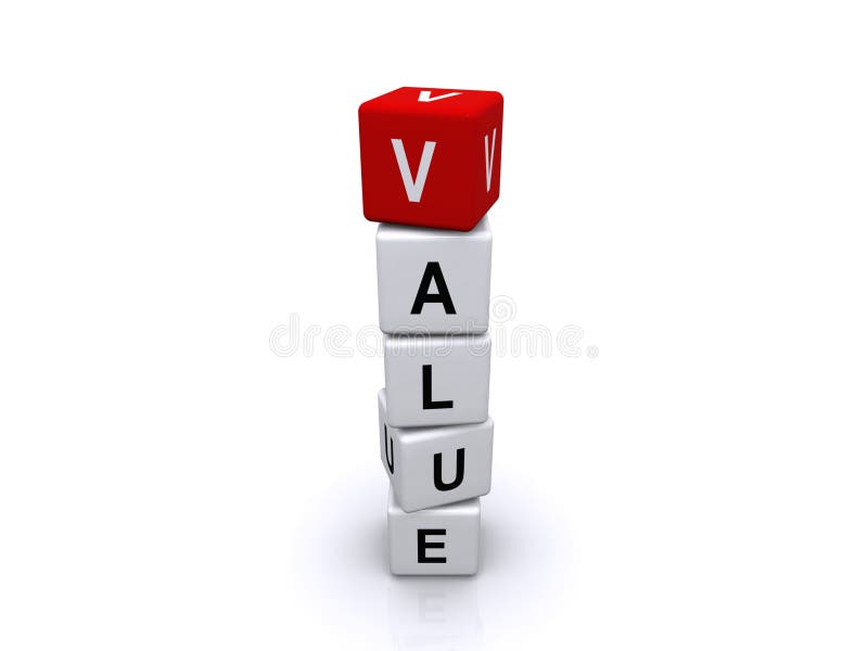 Values or value system stock illustration. Illustration of integrity ...