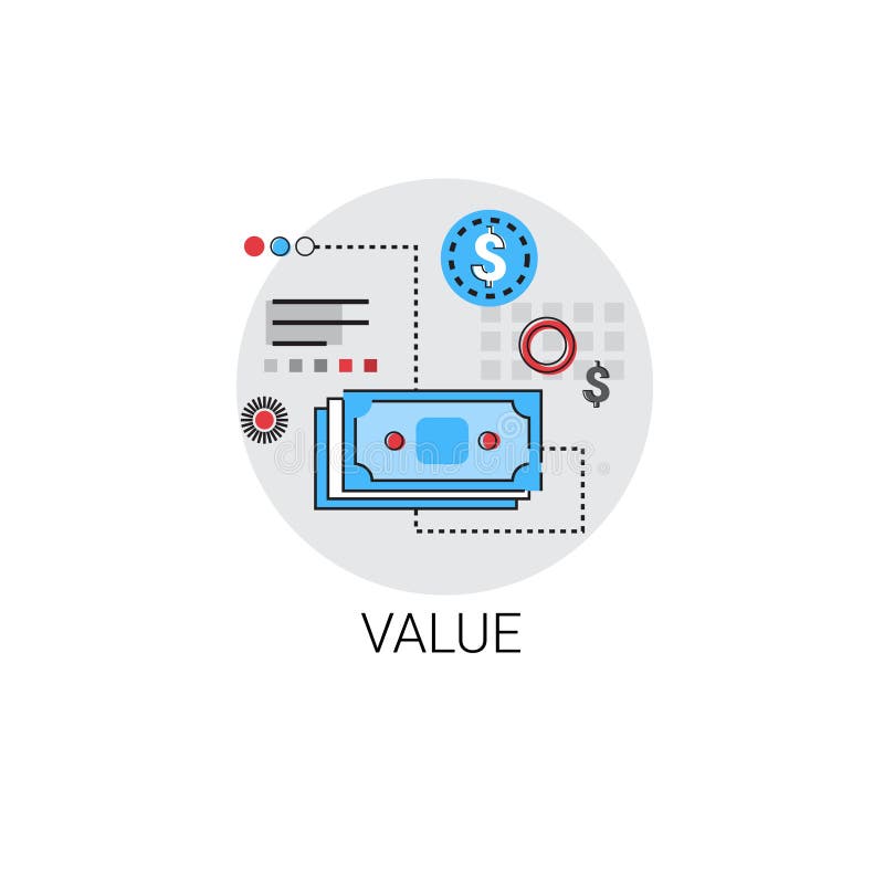 Value Money Finance Banking Icon Stock Vector - Illustration of ...
