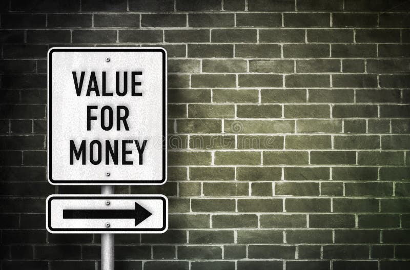 Value for Money - Roadsign Message Stock Photo - Image of bank, economy ...