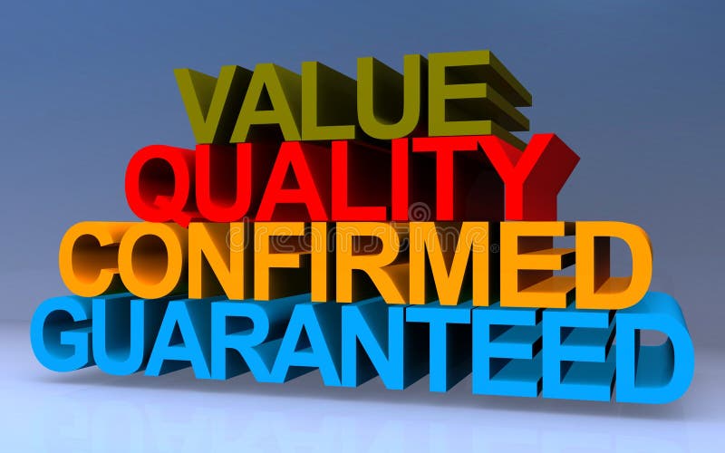 GUARANTEED Blue Grungy Rectangle Stamp Stock Illustration ...