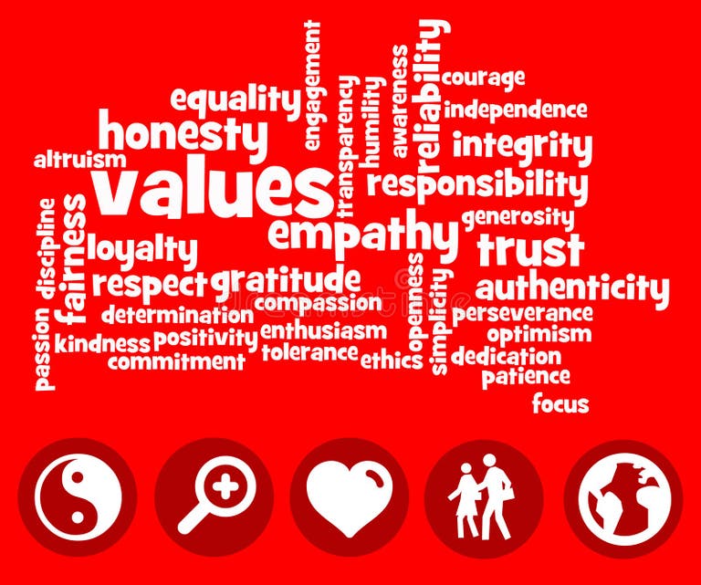 Values stock illustration. Illustration of courageous - 37904177