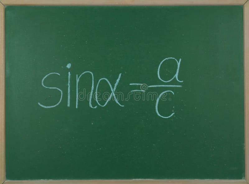 Values of Trigonometric Functions of Special Angles Stock Image - Image ...