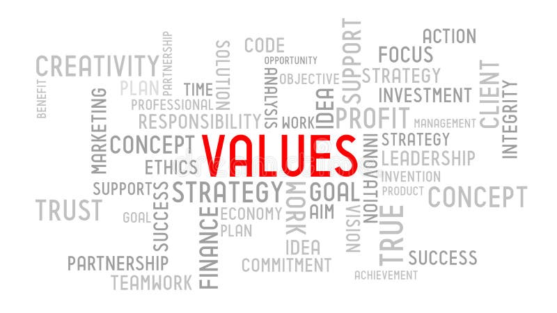Values Words Stock Illustrations – 542 Values Words Stock Illustrations ...