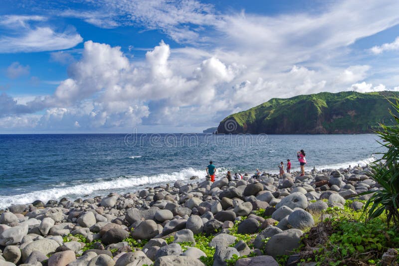 Valugan Boulder Beach in Basco, Batanes Editorial Photo - Image of ...
