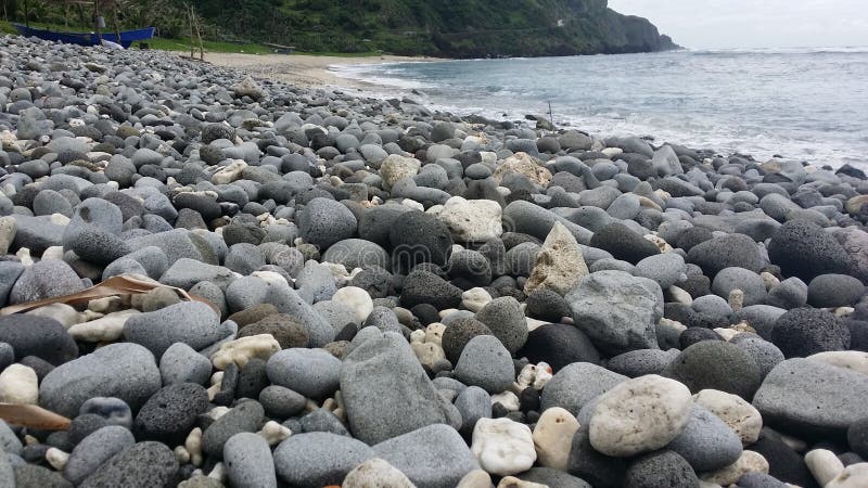 Valugan Boulder Beach In Batanes, Philippines Stock Image - Image of ...