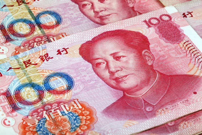 Renminbi Cinese RMB Valuta Persone Banconote a Yuan CNY Fotografia ...