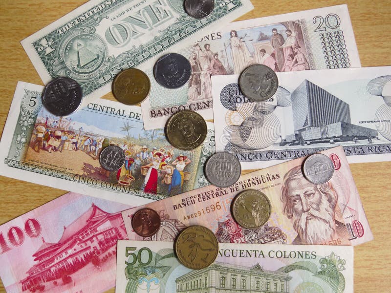 Valutor Från Runt Om Världen Fotografering för Bildbyråer - Bild av ...