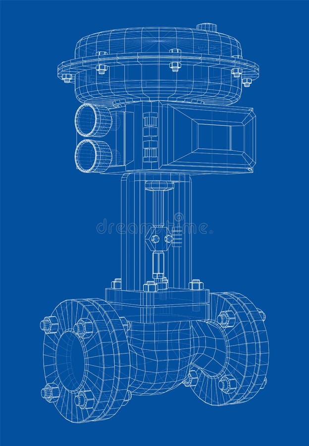 Sketch Control Valve Stock Illustrations – 307 Sketch Control Valve ...