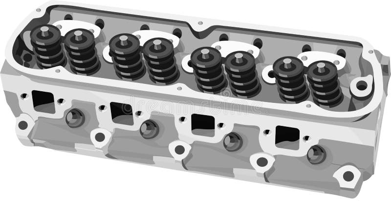 Valve Block stock vector. Illustration of metal, combustion - 39506354