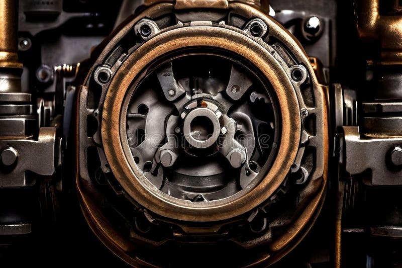 Valve a Close Up of a Valve with a Complex Mechanical Design and Stock ...