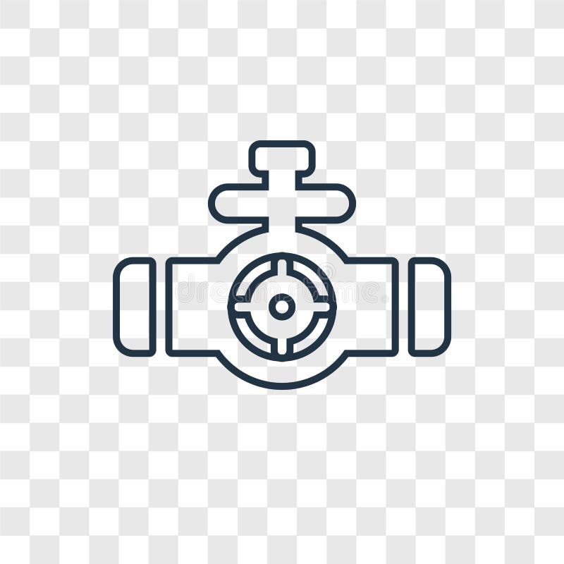 Gas Pipe Valve And Pressure Meter Stock Vector - Illustration of pipe ...