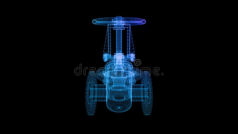 Valve. High-Tech Advanced Technology Industrial Concept Stock Video ...