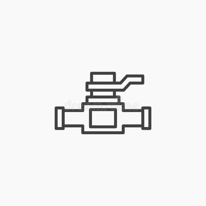 Valve icon vector stock vector. Illustration of pressure - 348313065