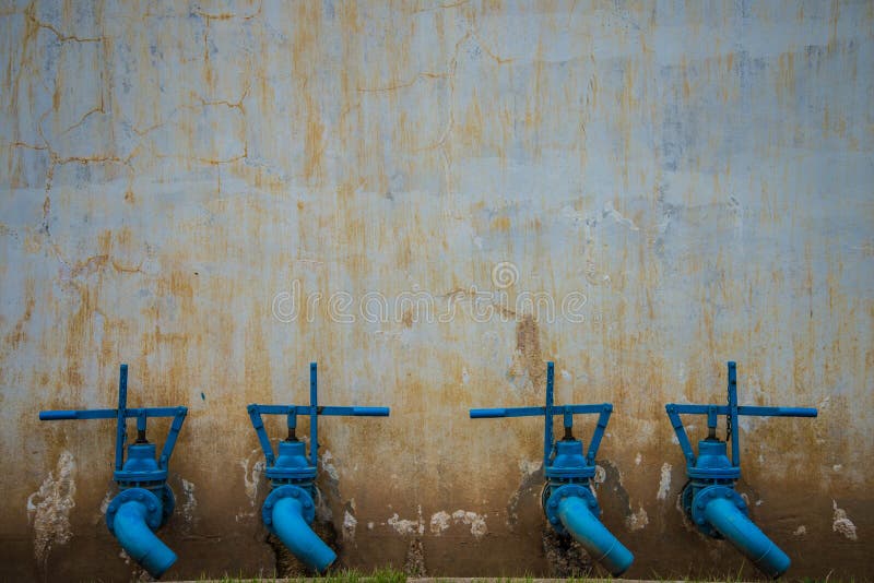 Valve storage stock image. Image of pressure, blue, dirty - 36398585