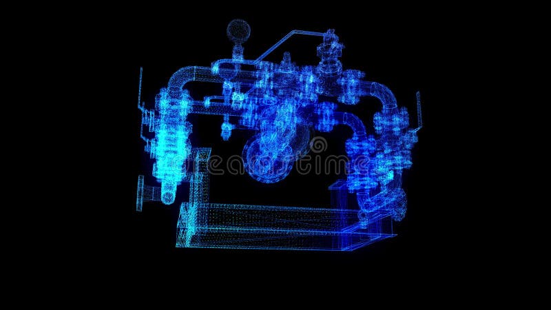 Valve Unit. High-tech Advanced Technology Industrial Concept Stock ...