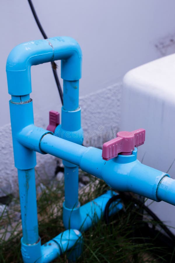 Valves Blocking Access To Water Pipes Stock Photo - Image of equipment ...