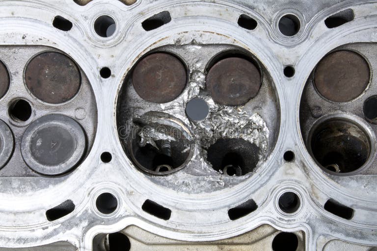 Valves on the Broken Engine Valve Box Stock Photo - Image of machine ...