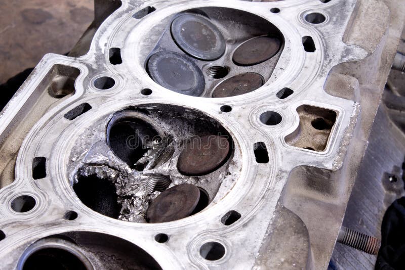 Valves on the Engine Valve Box Stock Photo - Image of thread, valves ...