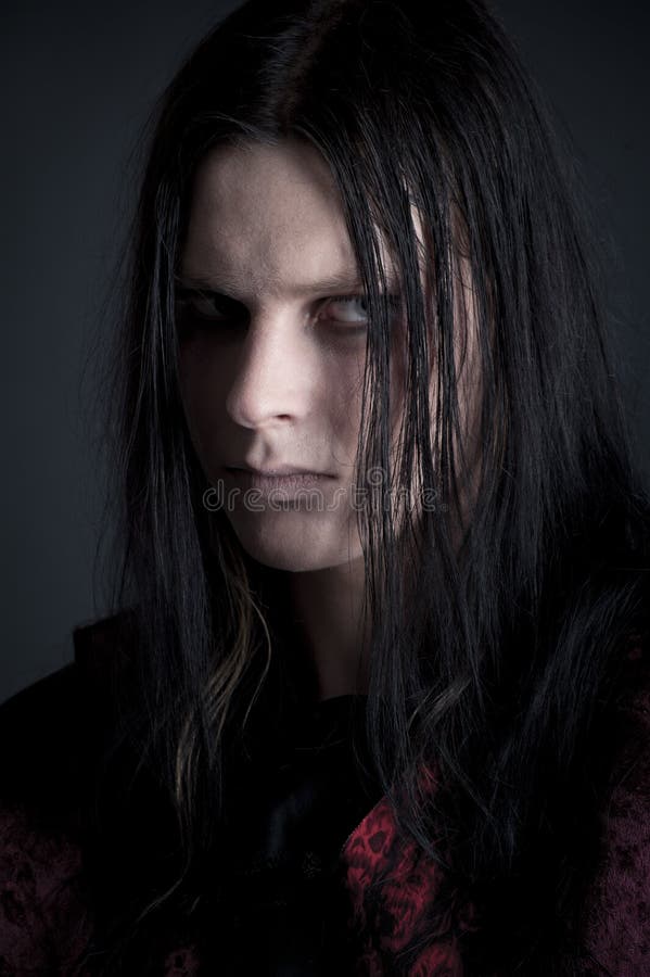 Vampire warrior with scars stock photo. Image of expression - 10499950