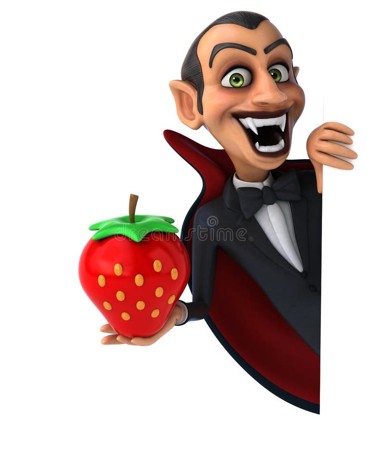 Vampire stock illustration. Illustration of strawberry - 83476086