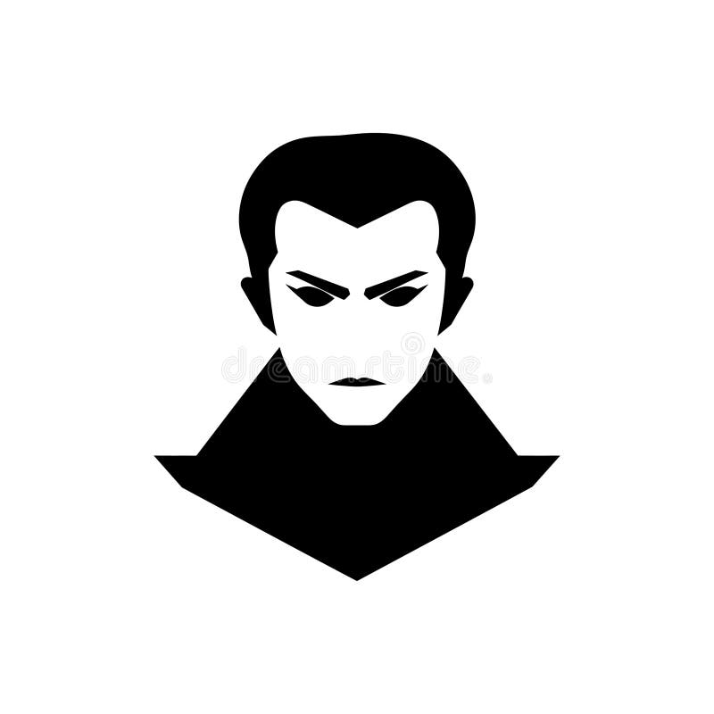 Vampire avatar face icon stock vector. Illustration of icon - 306214507