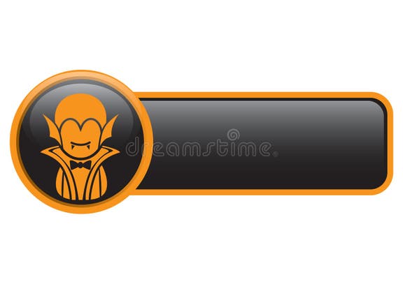 Vampire Button. Vector Illustration Decorative Design Stock Vector ...