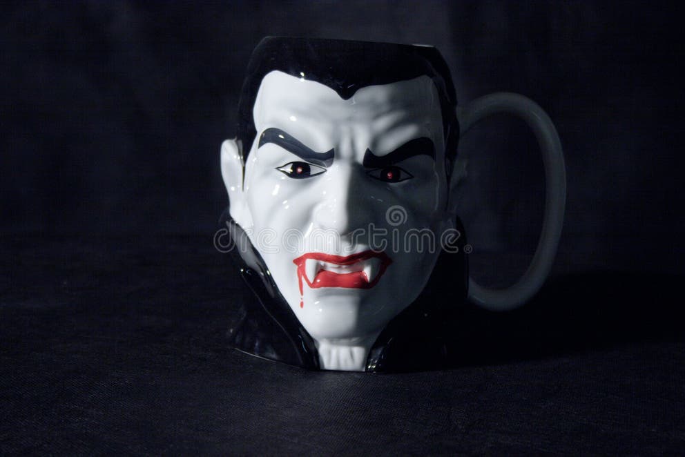 Vampire Coffee Mug stock photo. Image of coffee, blood - 1153280