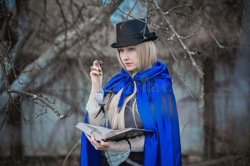 Vampire Cosplay, Halloween Concept Stock Image - Image of baroque ...
