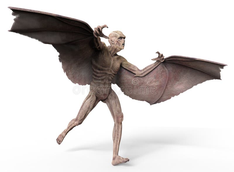 Vampire 3D Illustration stock illustration. Illustration of demon ...
