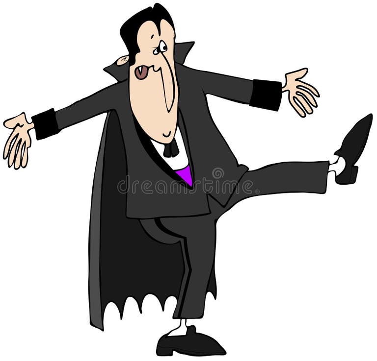 Vampire dance stock illustration. Illustration of dance - 45604278