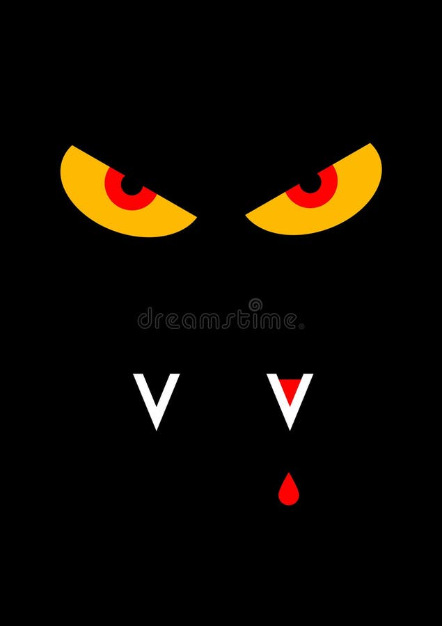 Vampire stock illustration. Illustration of attack, darkness - 88895325