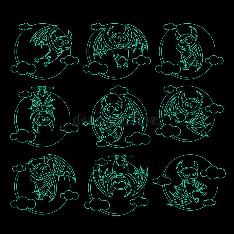 Vampire Dracula for Halloween. Vector Icon in Style Flat Stock Vector ...