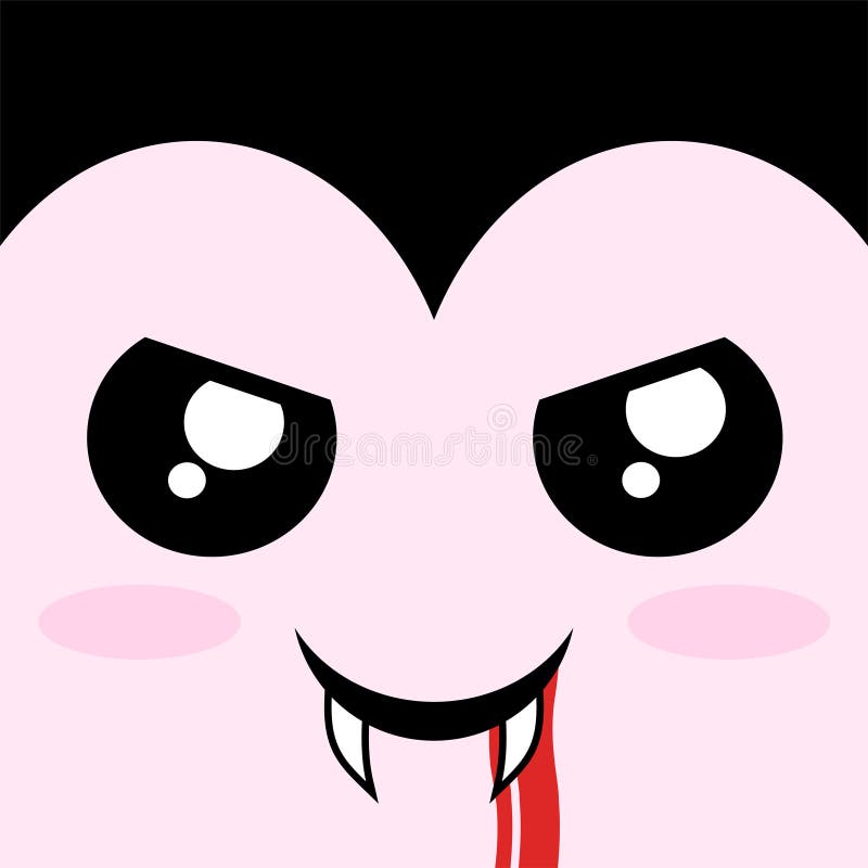 Vampire face draw stock vector. Illustration of creature - 110654724