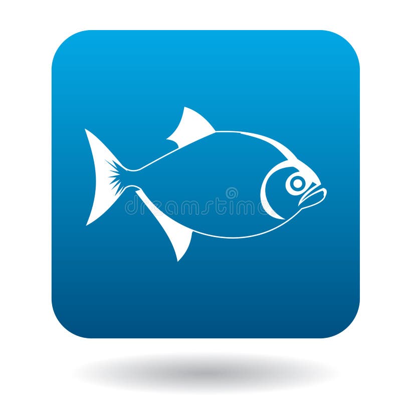 Vampire Fish Icon, Simple Style Stock Vector - Illustration of lake ...
