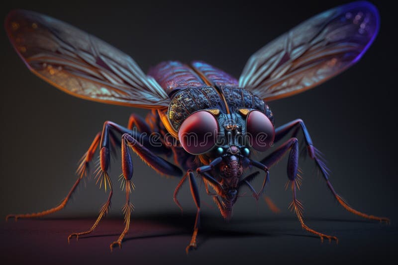 Vampire fly stock illustration. Illustration of generated - 272967467