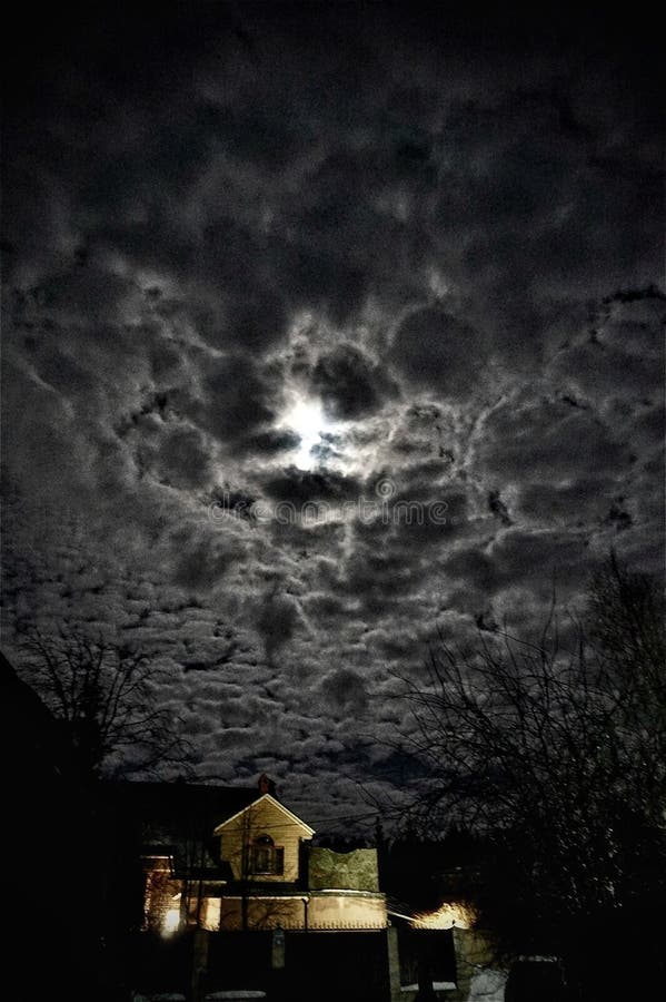 Vampire house stock photo. Image of night, vampire, moon - 272203146